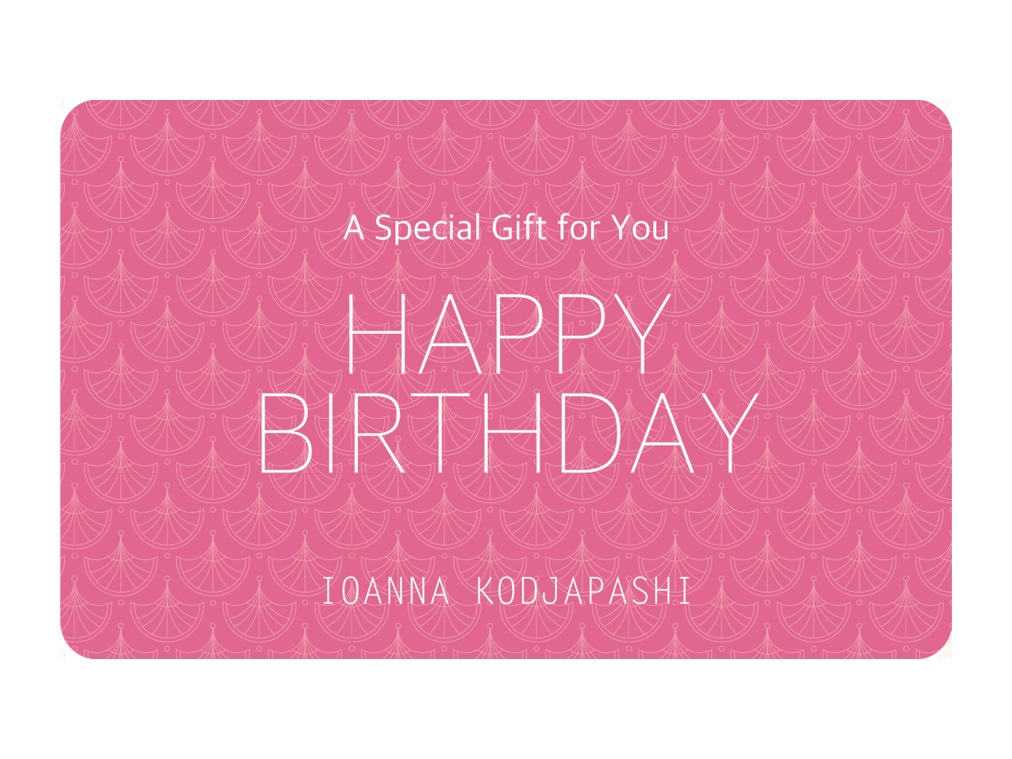 Happy Birthday Gift Card – Ioanna Kodjapashi
